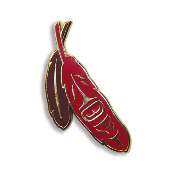 Enamel Pin - Sacred Feather – Sealaska Heritage Store